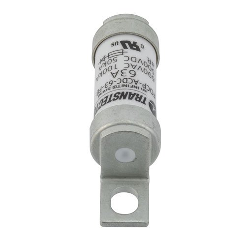 LV Fuse, 63A, Fast Acting, Current Limiting, Flat Bolt Connection