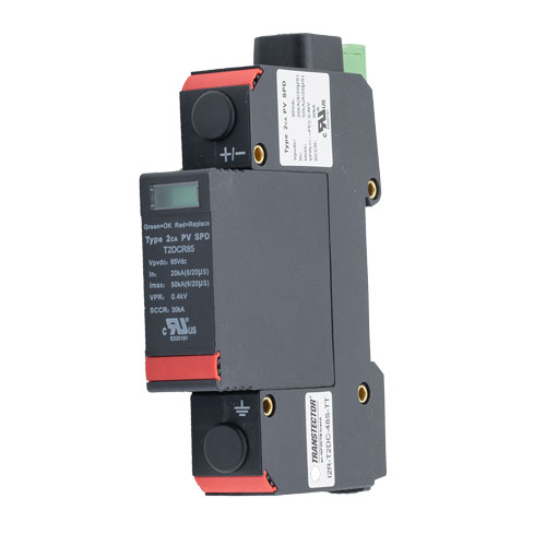 DC Surge Protector SPD I2R Indoor DIN-Rail 48 Vdc, Single Mode, 50 kA MOV