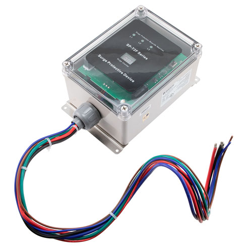 AC SPD Type 2 EMI Filtered 240Vac Delta 200kA/phase