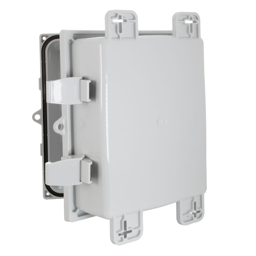 10x08x03" UL Listed Polycarbonate Slim Weatherproof Outdoor IP68 NEMA ...